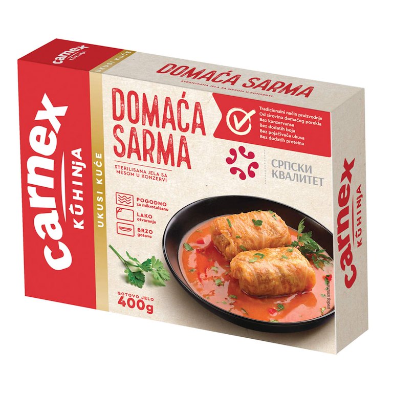 Carnex domaća sarma gotovo jelo 400g