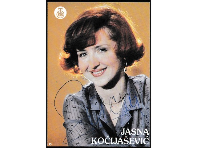 Jasna Kocijasevic - Originalni potpis