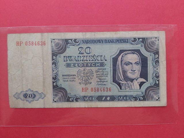 Poljska 20 zlotych 1948