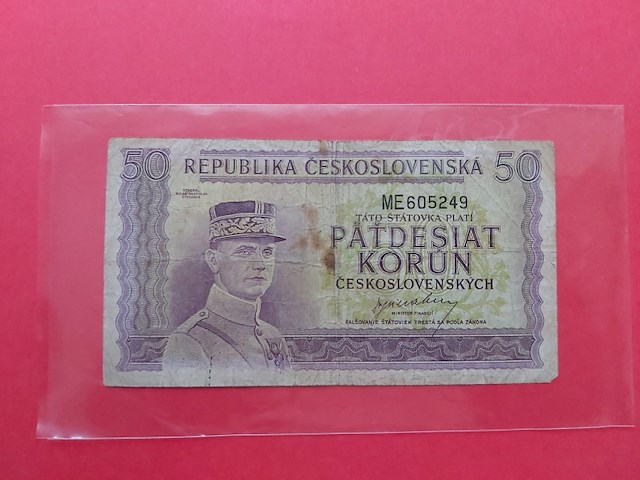 Cehoslovacka 50 koruna 1945