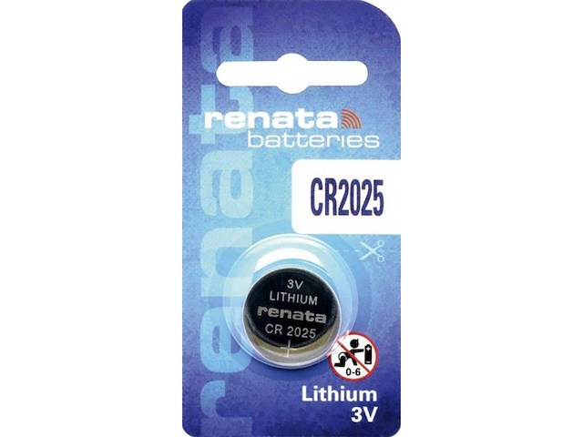 Baterija CR2025 litijum Renata