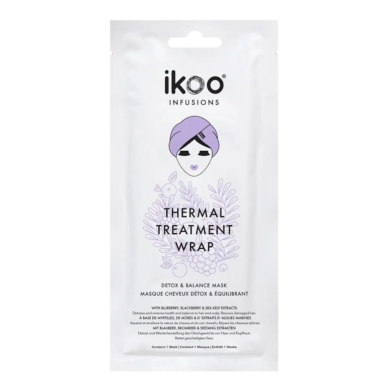 Termalna maska za detoksikaciju kose IKOO Infusions Thermal Treatment Wrap 35g