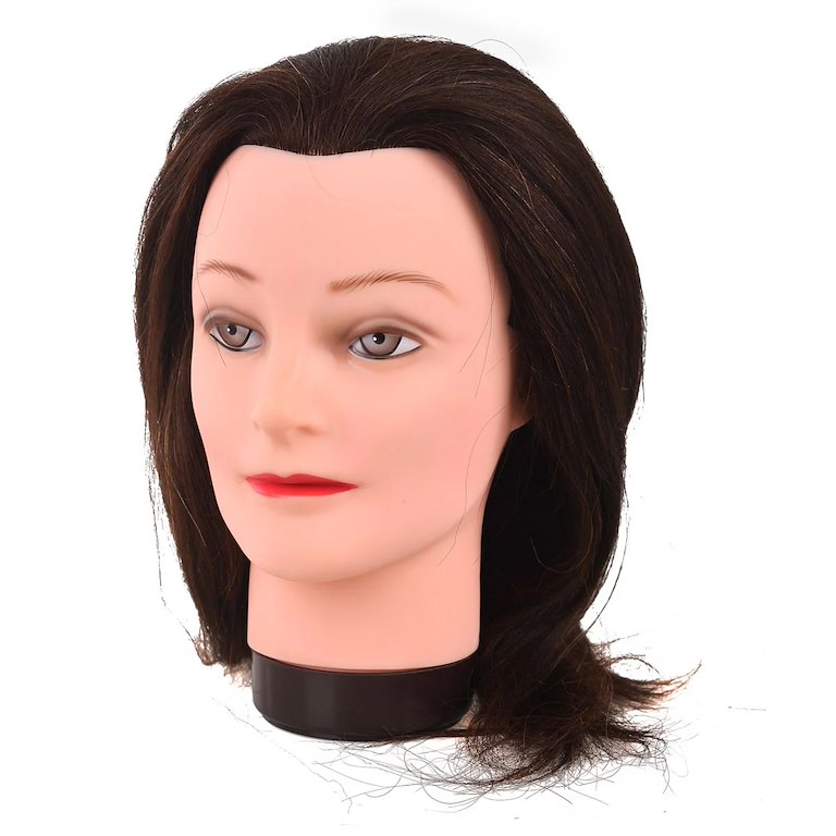 Trening lutka sa prirodnom kosom COMAIR Emma Smeđa 40cm