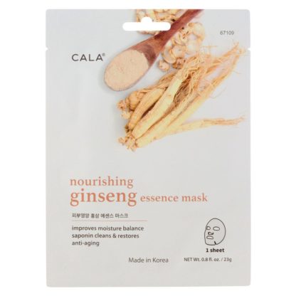 Korejska hranljiva sheet maska sa žen-šenom za podmlađivanje lica CALA Nourishing Essence 67109 23g