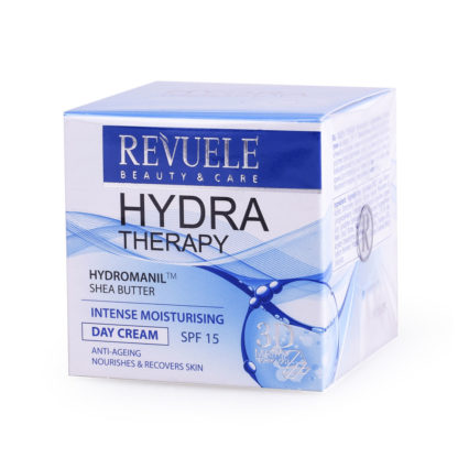 Dnevna krema za intezivnu hidrataciju kože lica REVUELE Hydra Therapy 50ml