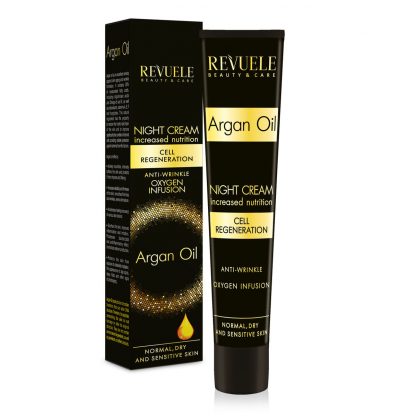 Noćna krema protiv bora REVUELE Argan Oil 50ml