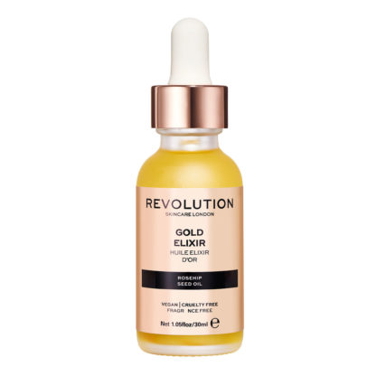 Ulje sa česticama zlata za hidrataciju kože lica, REVOLUTION SKINCARE Gold Elixir 30ml