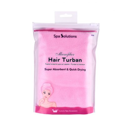 Turban za sušenje kose CALA Pink