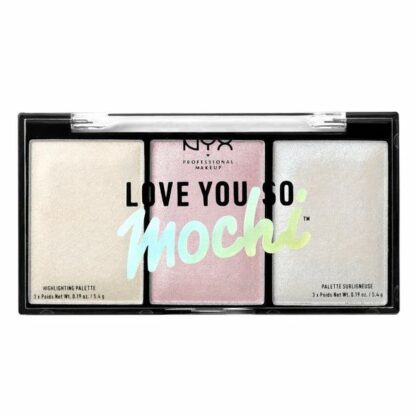 Paleta hajlajtera NYX Professional Makeup Love You So Mochi LYSMHP 3×5.4g