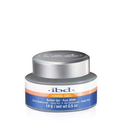 UV gradivni gel za nadogradnju noktiju beli IBD Builder Pure White