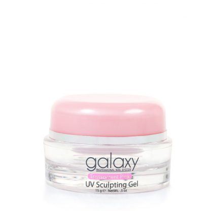 UV monofazni gradivni gel za nadogradnju noktiju 3u1 providno roze GALAXY Transparent Pink