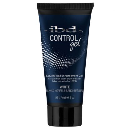 UV/LED gradivni gel za nadogradnju noktiju mlečno beli IBD Control Gel White 56g