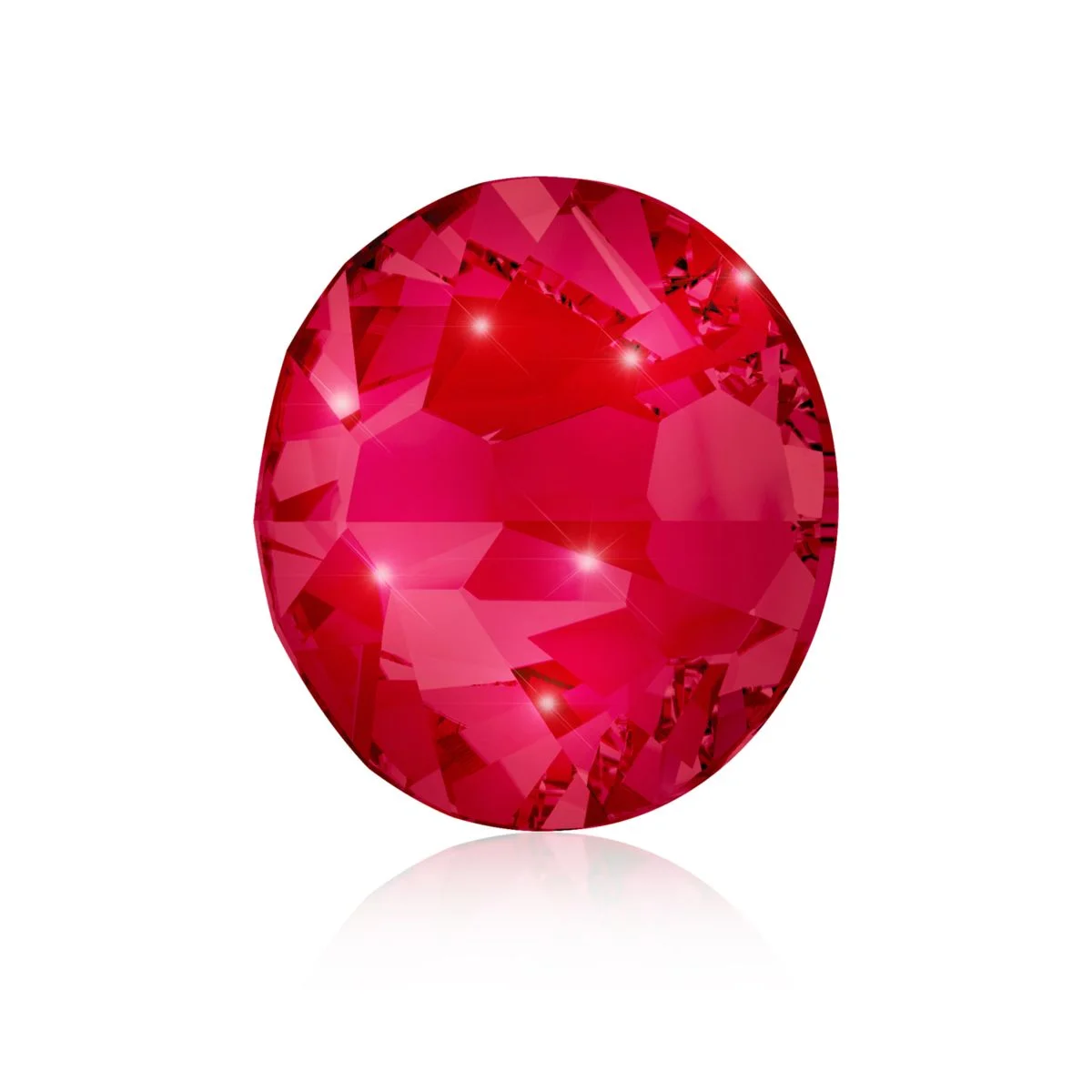 Kristali za nokte SWAROVSKI A 2058 Xilion Rose Enhanced SS10 Ruby 40/1