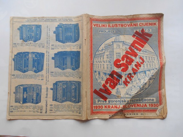 Ivan Savnik Kranj, proljeće-ljeto, 1930. katalog