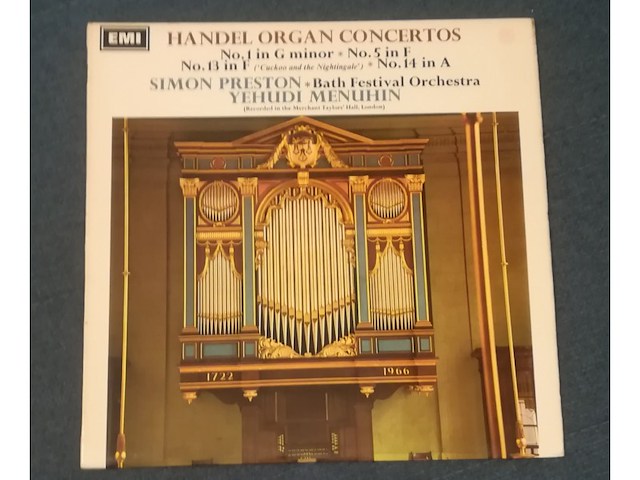 Handel - Organ Concertos