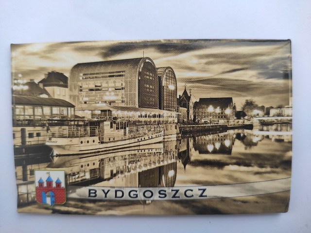 Magnet za frižider Bidgošć Poljska panorama grada