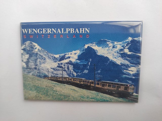 Magnet za frižider Wengernalpbahn Švajcarska Alpi