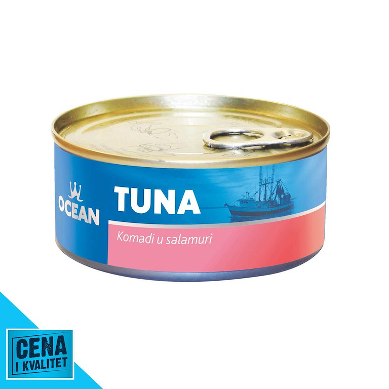 Ocean tuna komadi u salamuri 160g ocean