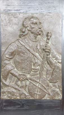 Reljef u bronzi Sretena Stojanovića
