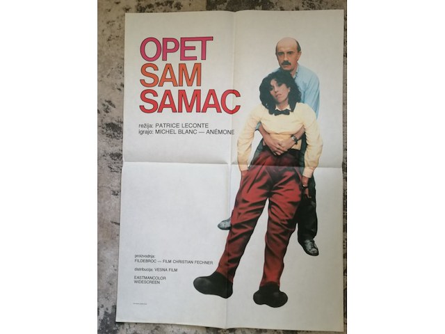 OPET SAM SAMAC - FILMSKI POSTER