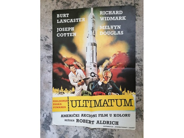 ULTIMATUM 1971 - FILMSKI POSTER