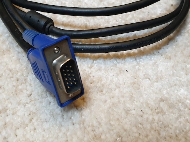 Kabl VGA muško-muški 2 x 15 pin