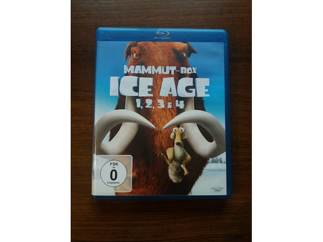Ice Age 1,2,3 &; 4 - Mammut Box BLU-RAY 4DISC