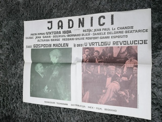 JADNICI 1 &; 2 - 1957 - FILMSKI POSTER