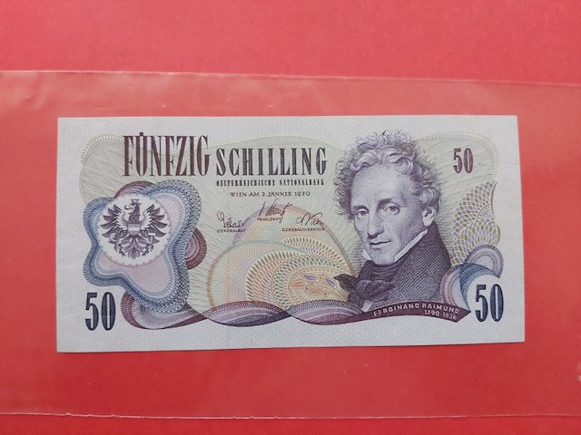 Austrija 20 schilling 1970 UNC