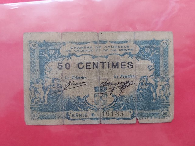 Francuska 50 centima 1915 Valence