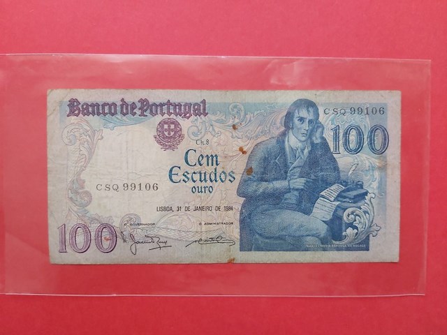 Portugal 100 escudosa 1984