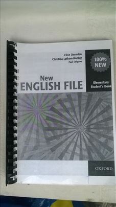 Knjiga: New English file, Elementari, 2 knjige, ok