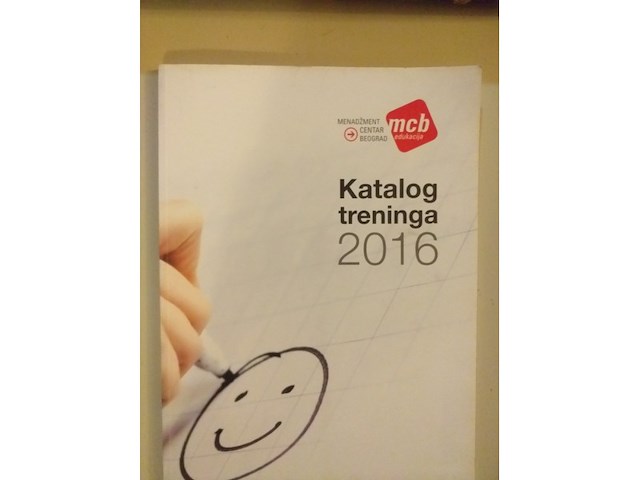 KATALOG TRENINGA 2016