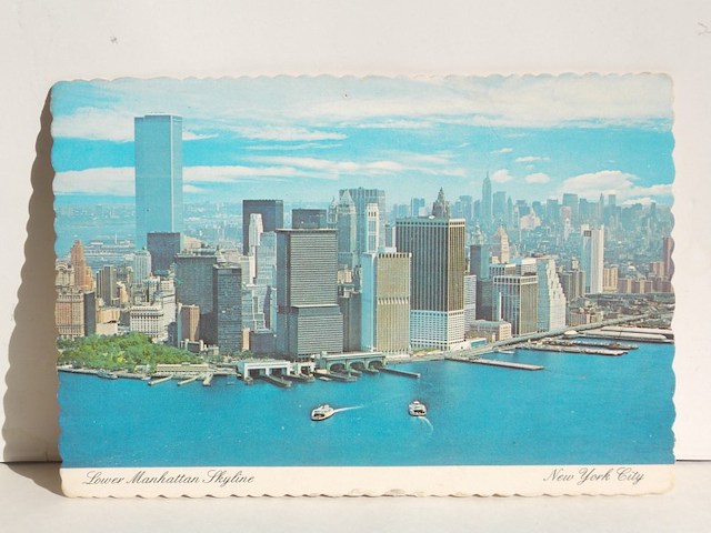 Razglednica Lower Manhattan Skyline New York City