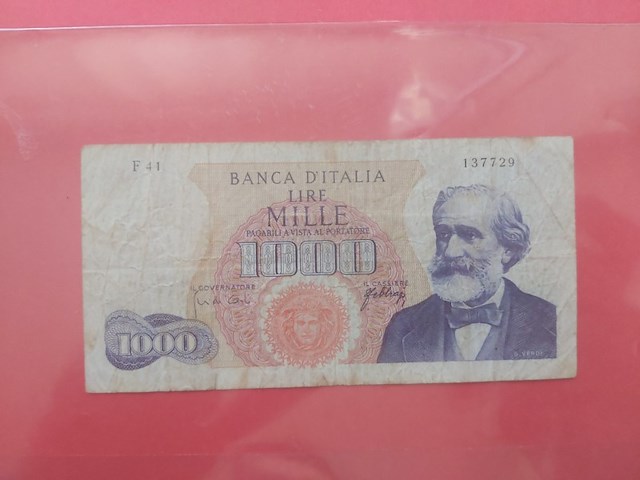 Italija 1000 lira 1966