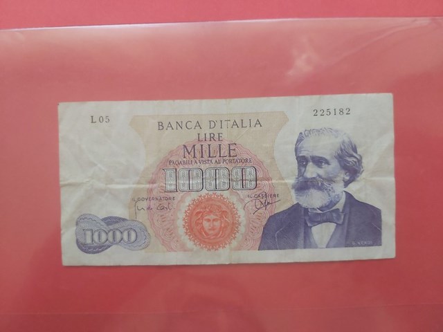Italija 1000 lira 1962