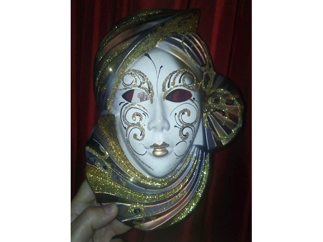 Venecijanska maska  GALEONE  ručni rad