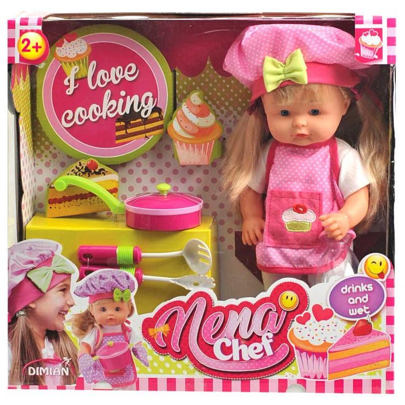 Bambolina Nena Chef lutka 36 cm