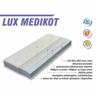 Dušek za krevetac - Lux Medicot 160 x 80