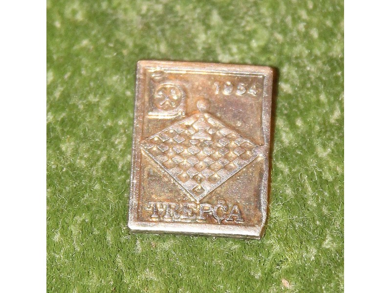 ŠAHOVSKA ZNAČKA TREPĆA 1954-VEOMA RETKO.