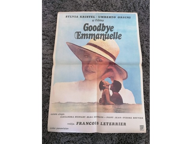 GOODBYE EMMANUELLE 1977 - FILMSKI POSTER