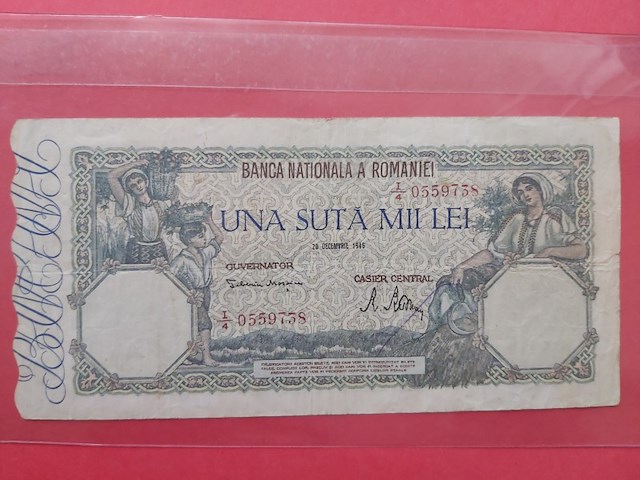 Rumunija 100000 lei 1947