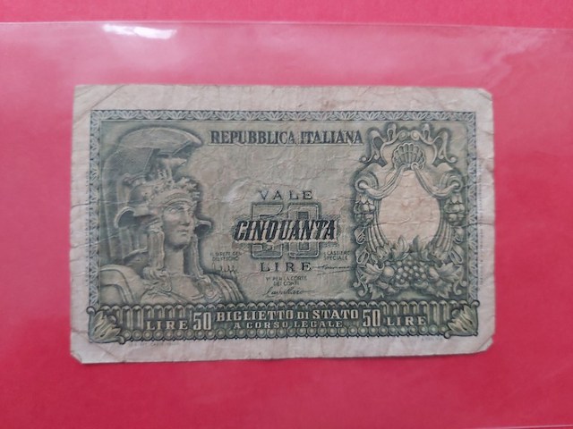 Italija 50 lira 1951