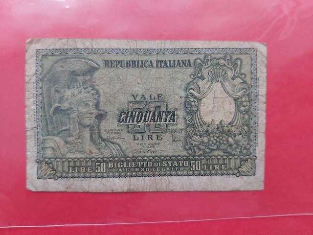 Italija 50 lira 1951