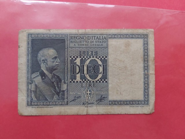 Italija 10 lira 1939