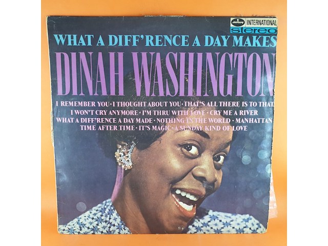 Dinah Washington ‎– What A Diff`rence A Day Makes ,LP