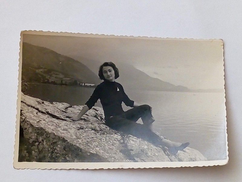 Devojka na Steni - Ohrid - Jezero - Makedonija 1955.g