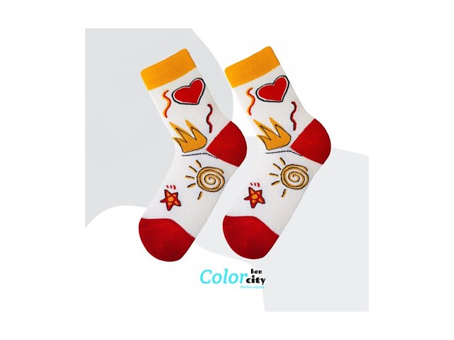 Šarene modne čarape- KenColorCity