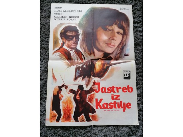 JASTREB IZ KASTILJE 1967 - FILMSKI POSTER