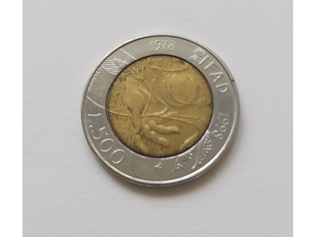 Italija 500 lira 1978-1998 IFAD
